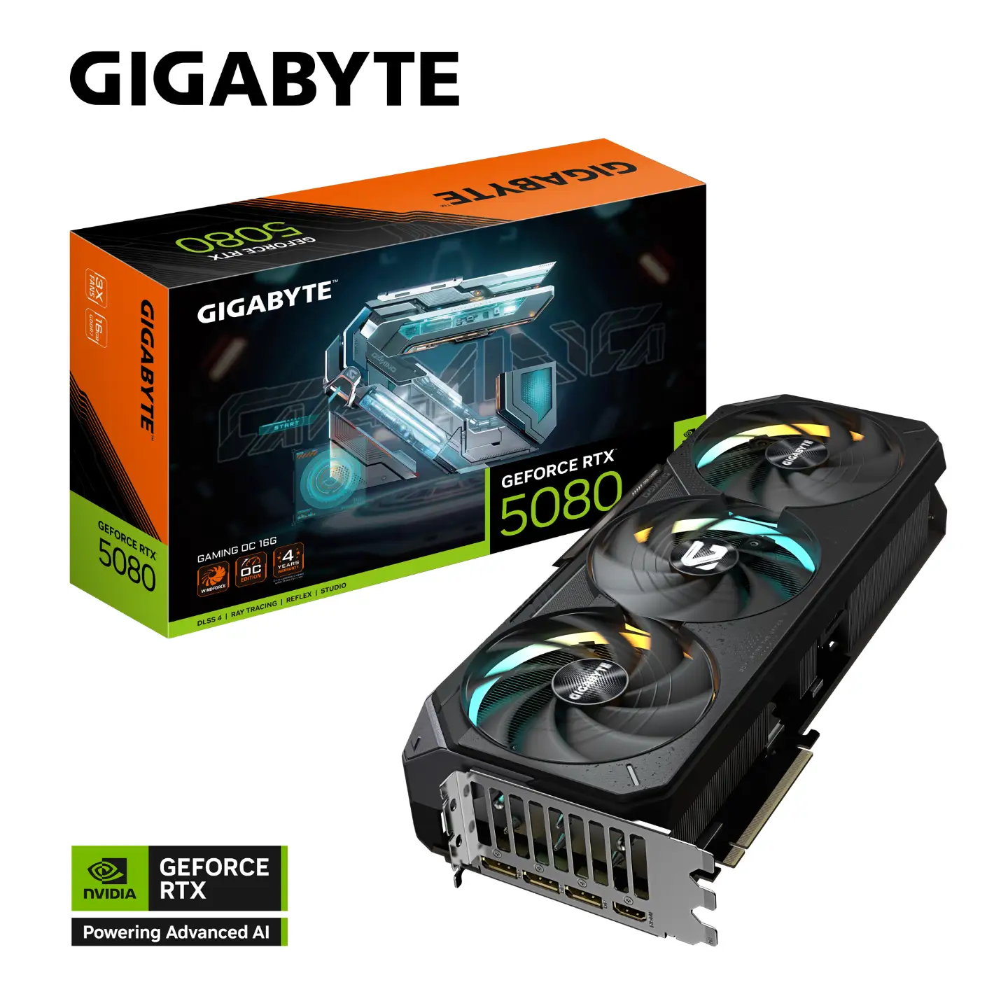 Gigabyte NVIDIA GeForce RTX 5080 GAMING OC 16GB Blackwell Graphics Card ...