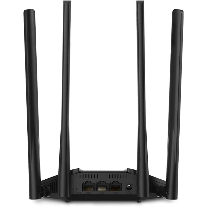Mercusys AC1200 Wireless Dual Band Gigabit Cable Router, 2 LAN, 1 WAN ...