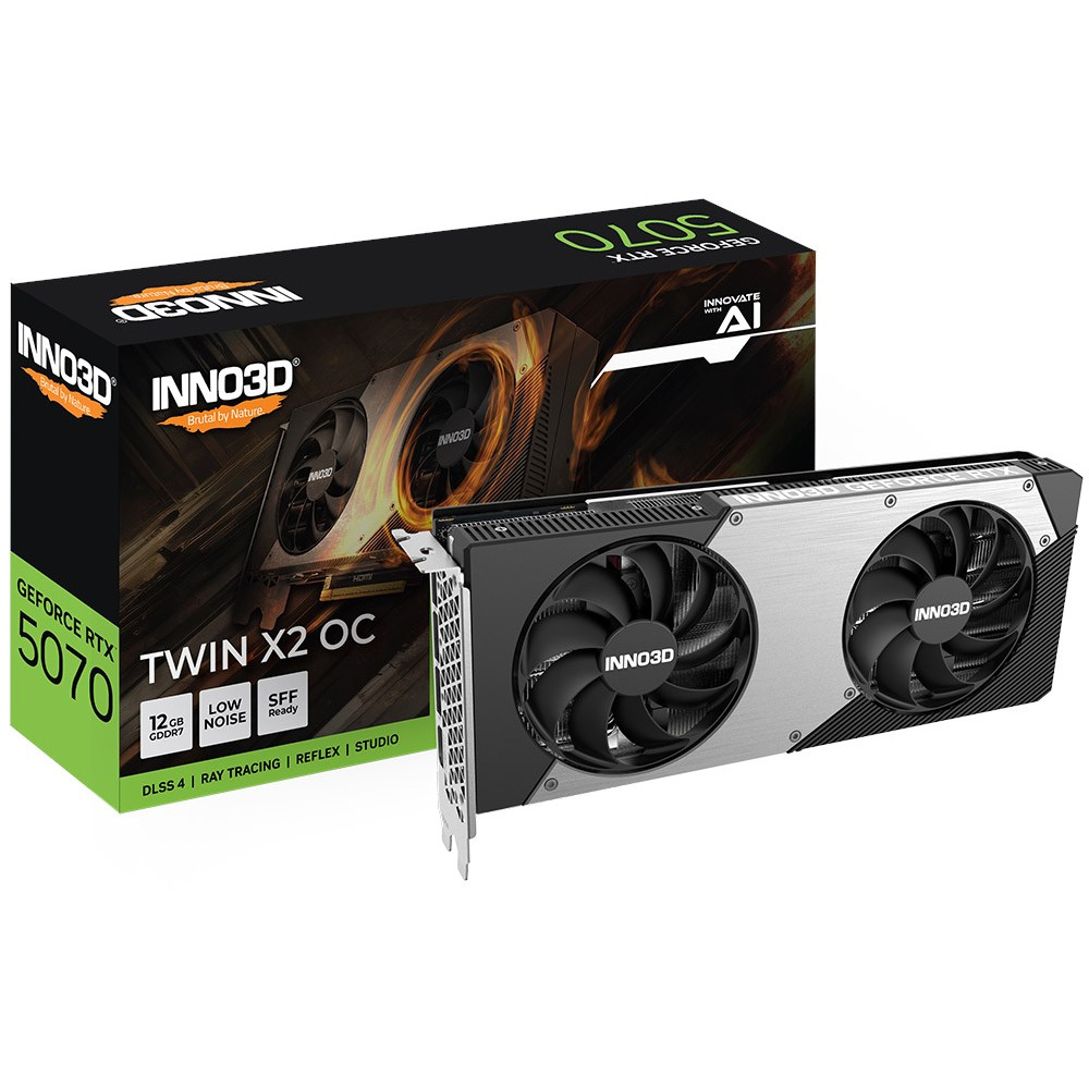 Inno3D GeForce RTX 5070 TWIN X2 OC GRAPHICS CARD - Get DOOM: The Dark ...