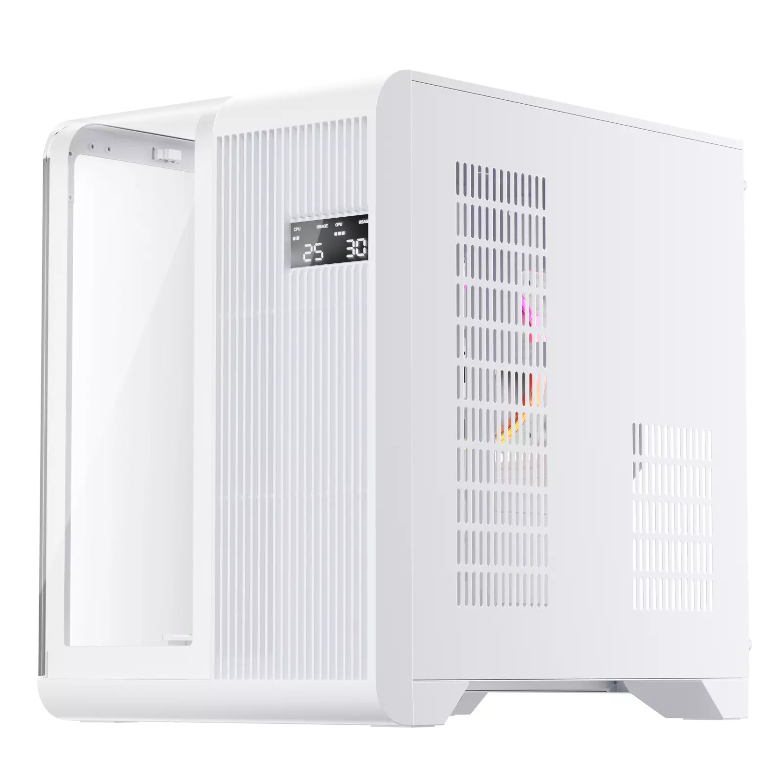 1St Player RT5 Micro ATX White Case with 3 x RGB Fans | Falcon Computers