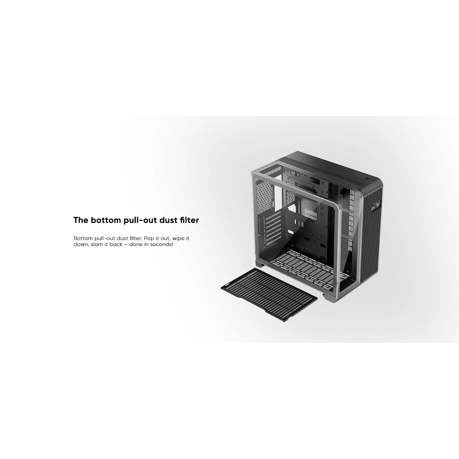 1St Player RT7 ATX Black Gaming Case with 4 x ARGB Fans | Falcon Computers