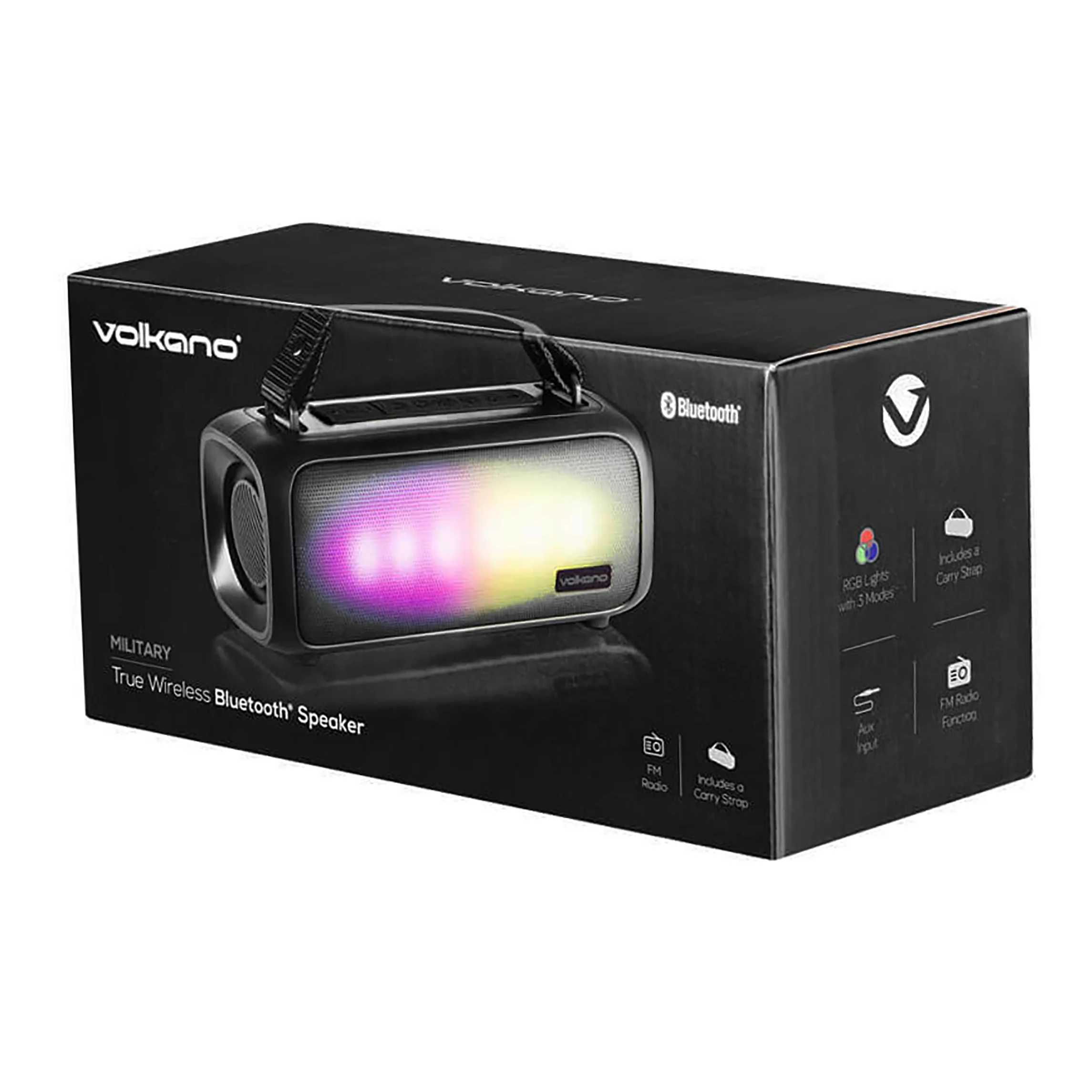 Volkano Military Series Bluetooth Portable Speaker With FM Radio ...