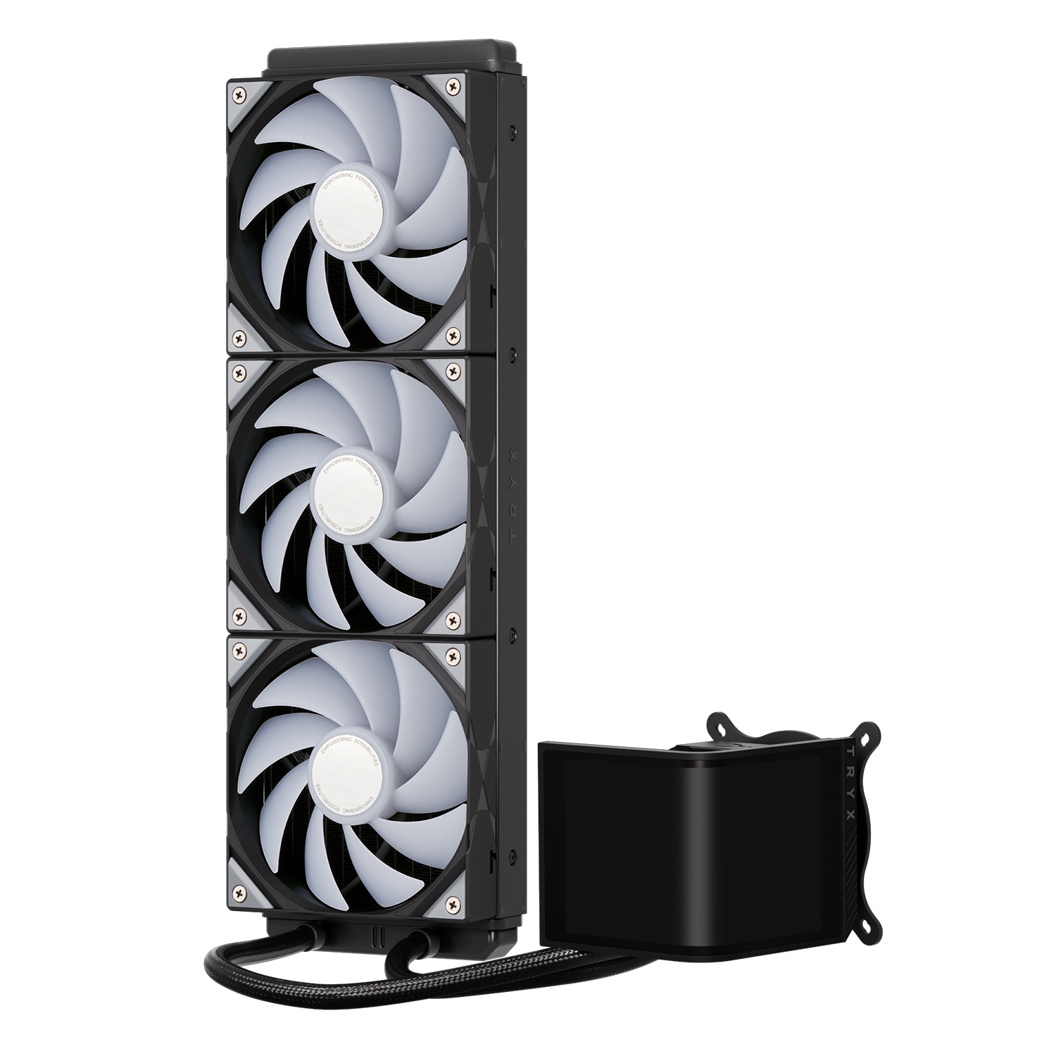 TRYX PANORAMA SE 360 ARGB Black AIO Liquid CPU Cooler - 360mm | Falcon ...