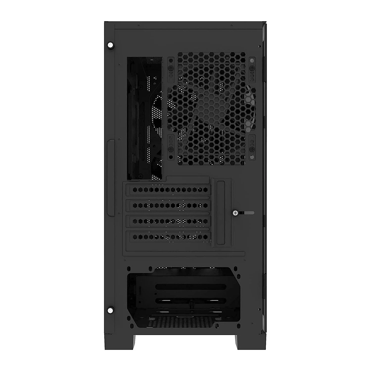 Montech AIR 100 ARGB Tempered Glass micro ATX Case with 4x RGB Fans ...