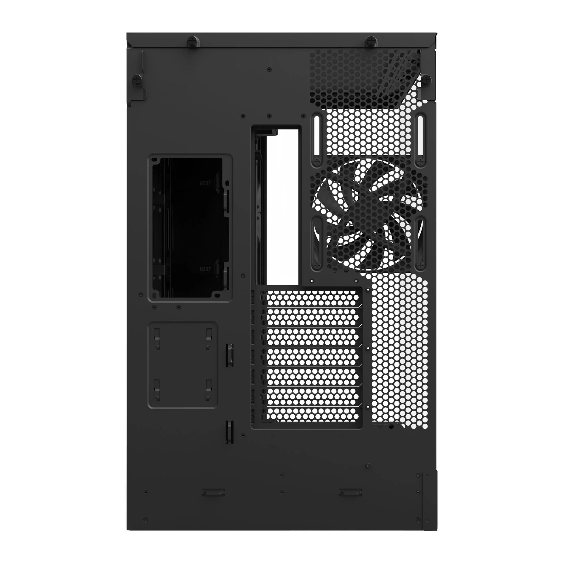 NZXT H9 Flow (2025) Tempered Glass Dual Chamber Mid Tower with 3 F140Q ...