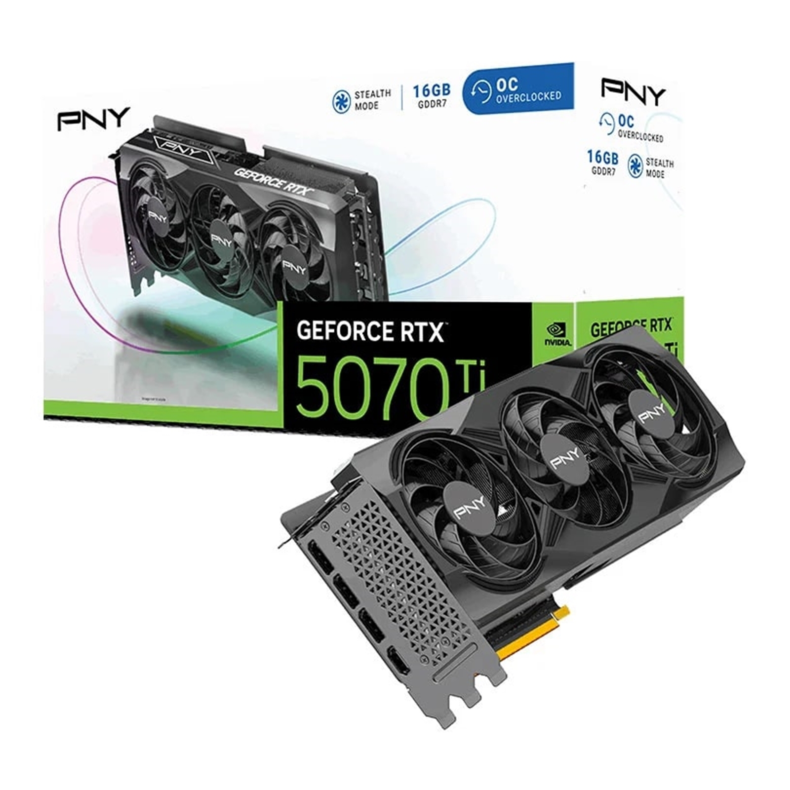 PNY NVIDIA GEFORCE RTX 5070 Ti OC 16 GB Blackwell Graphics Card | Falcon Computers