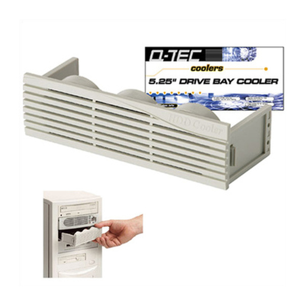 Qtec 5.25` Drive Bay Cooler | Falcon Computers