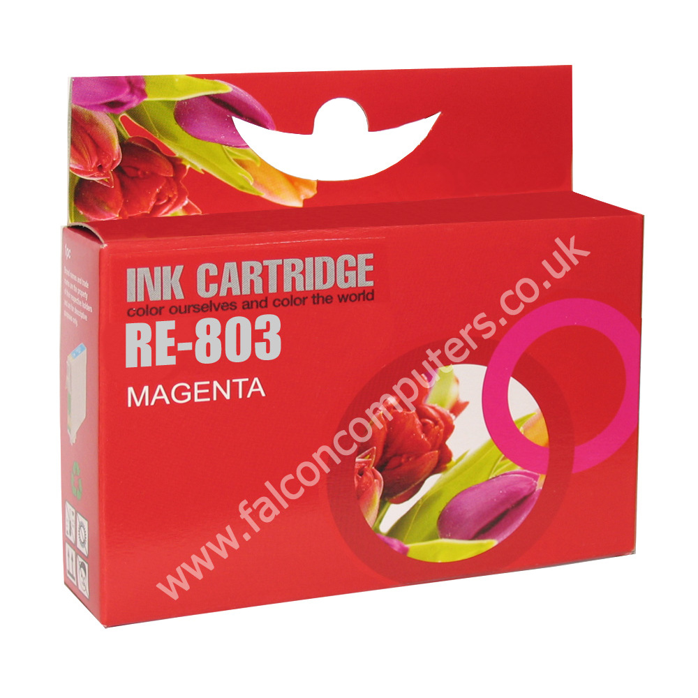 Generic Inks Generic Compatibe Ink Cartridge with Epson 803 (Magenta ...