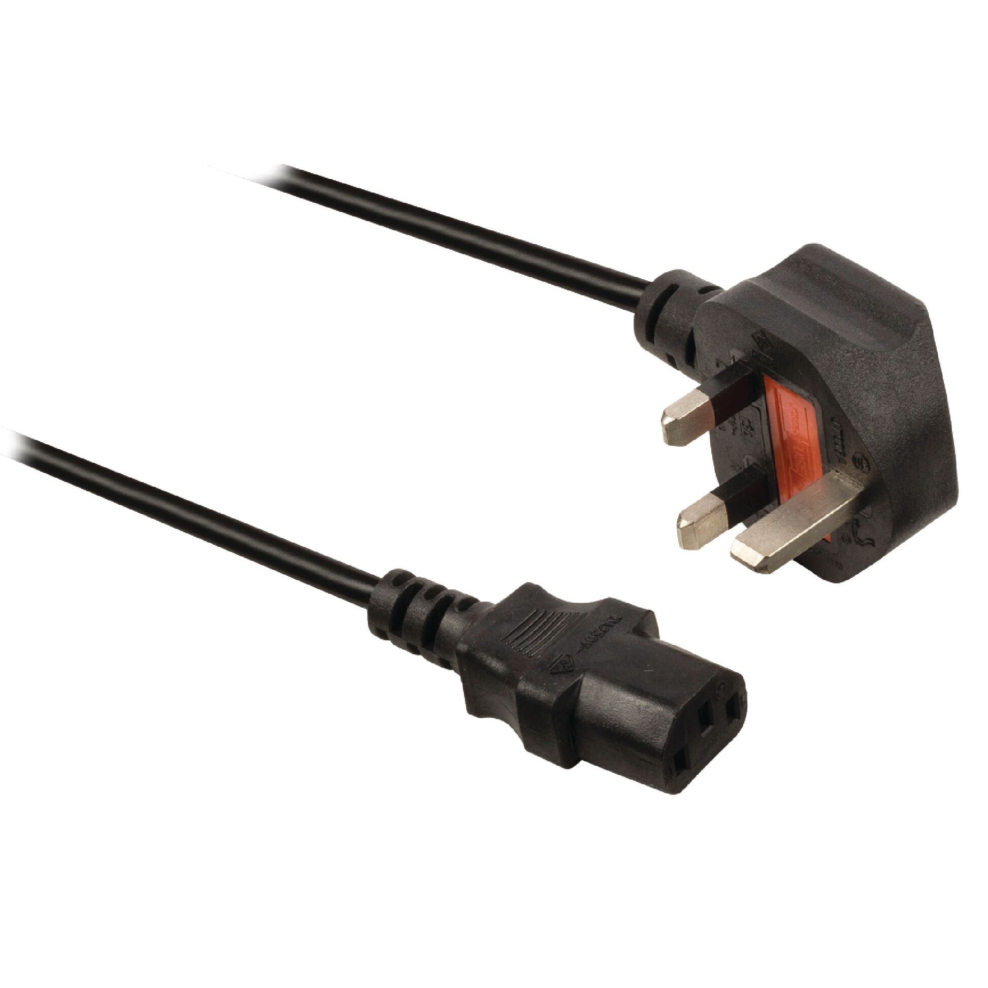 NEDIS Mains Lead Moulded Plugs 10mtr (PC - Kettle type) | Falcon Computers