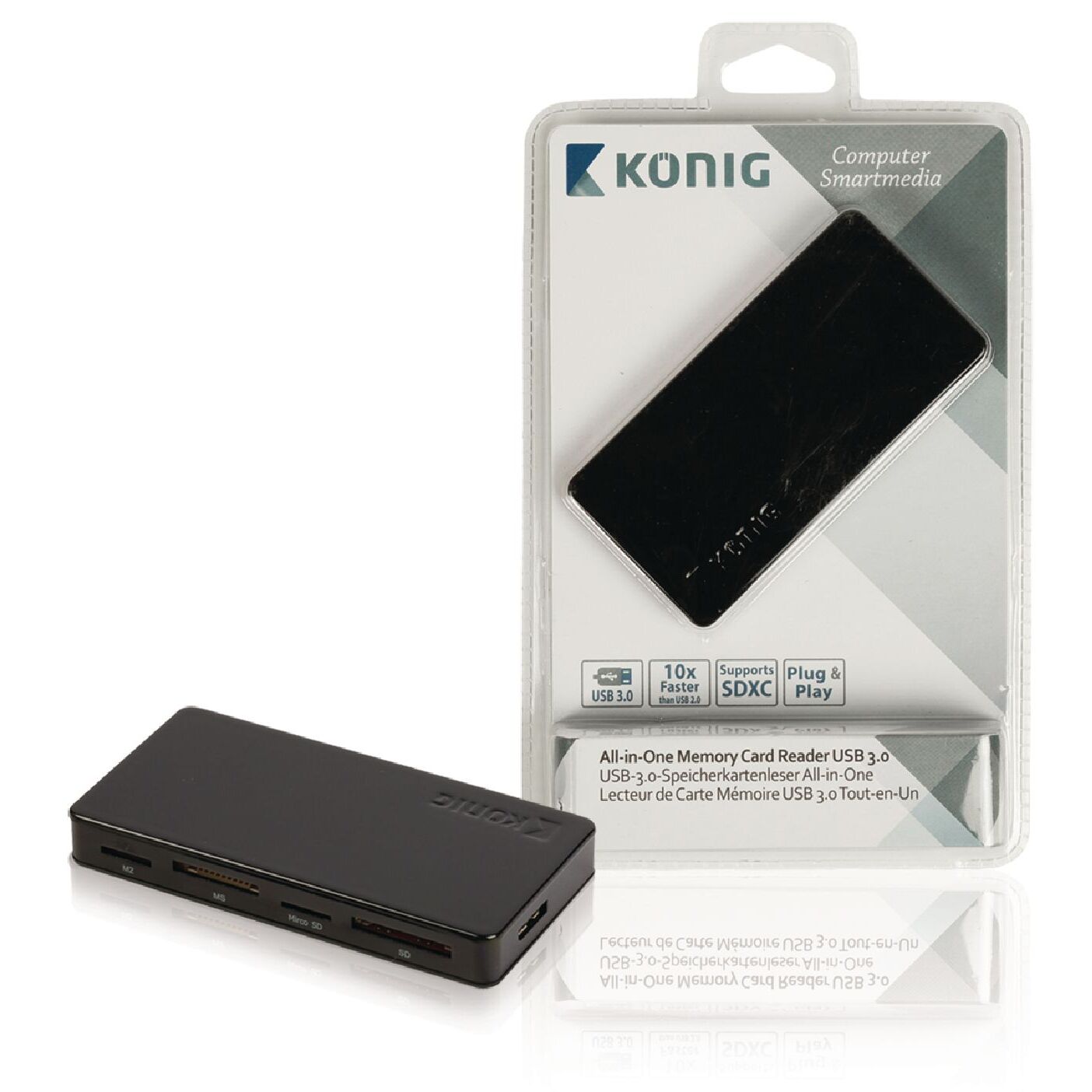 NEDIS All-in-one memory card reader USB 3.0 | Falcon Computers