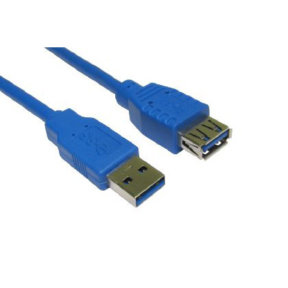 Generic 2 Metre USB 3.0 Data Extension Cable - Blue | Falcon Computers