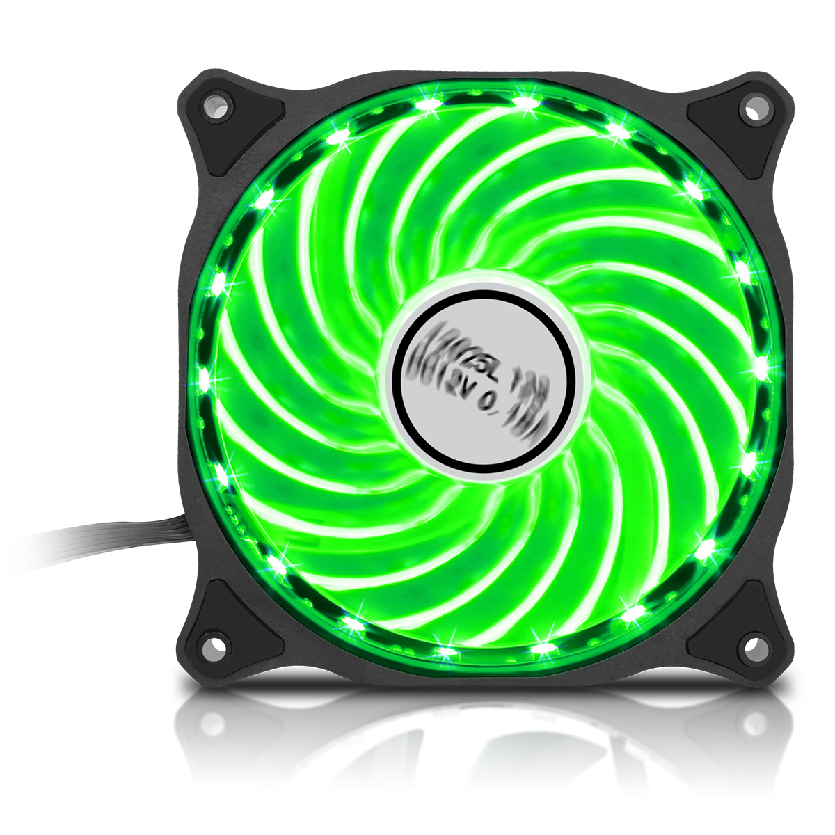 GameMax Game Max GMX-FAN-RGB Game Max RGB LED 12cm 120mm Cooling Fan ...