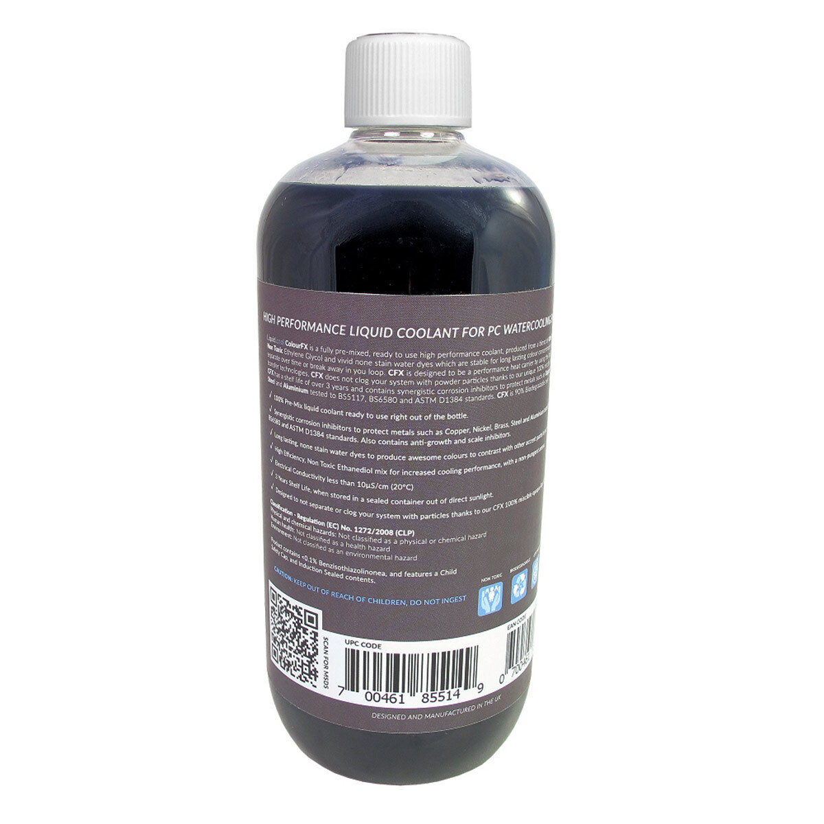 Liquid Cool CFX Pre Mix Opaque Performance Coolant 1000ml Shadow Black ...