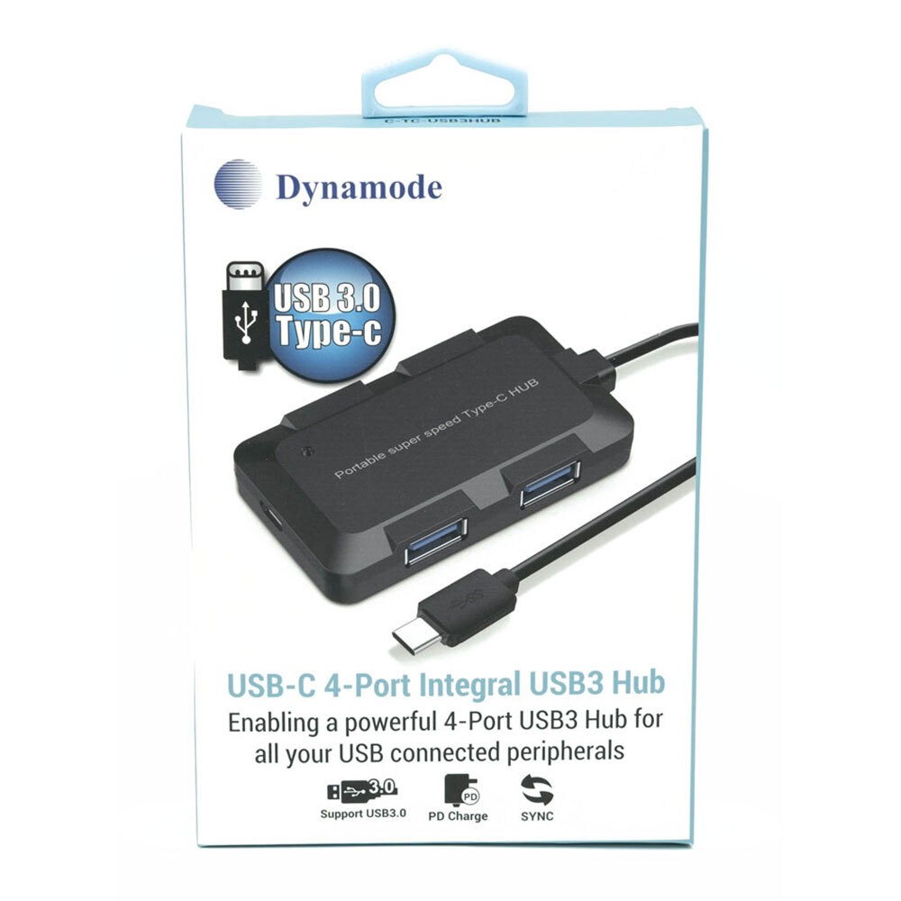 Dynamode Dyneamode USB type C to 4 Port USB 3.0 Hub | Falcon Computers