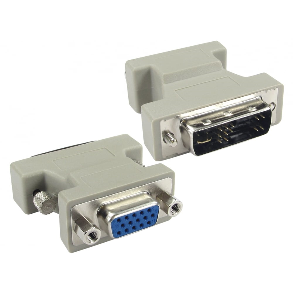 Generic Dvi Vga Adapter Dvi I 24 5 Pin Male Vga Female Beige