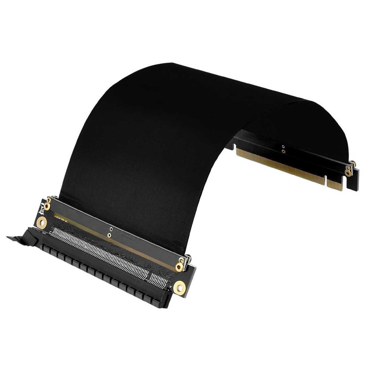 Generic PCI-E x16 Flexible Ribbon Port Extension Riser Cable 200mm ...