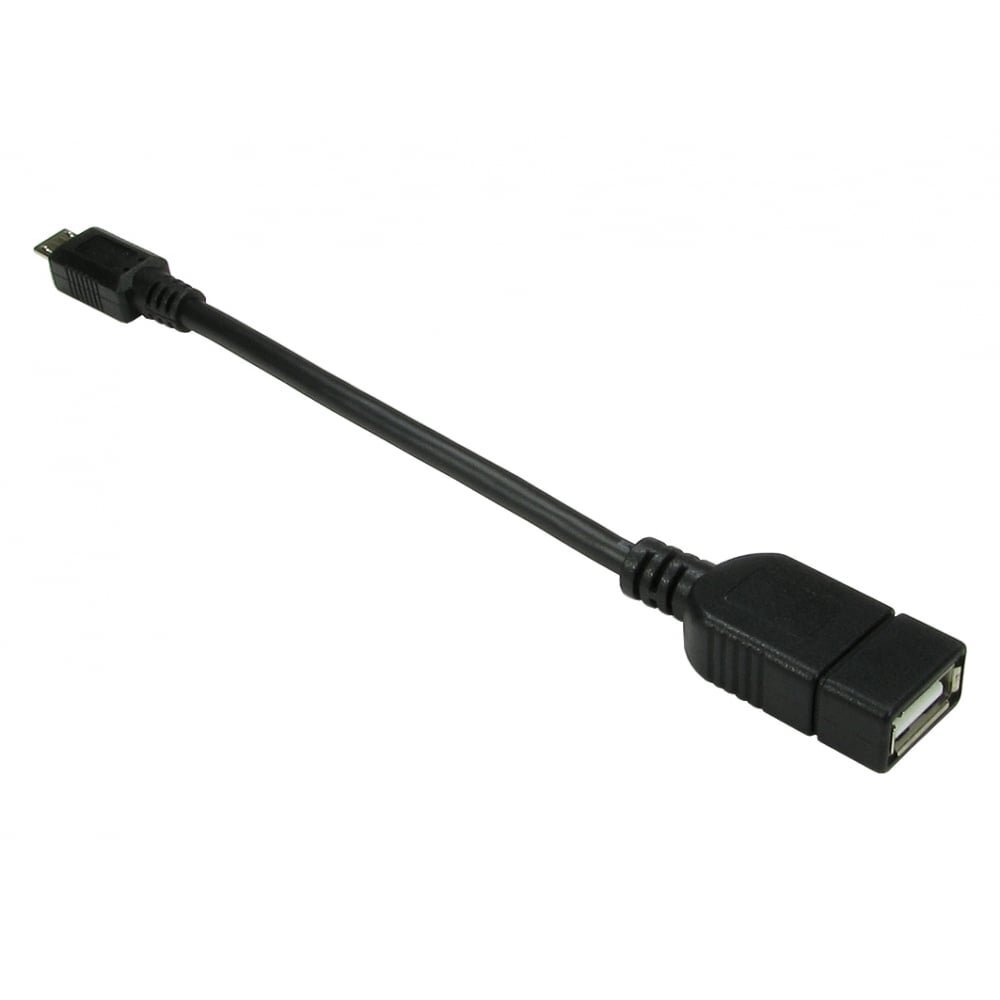 Generic USB 2.0 Micro B (M) to Type A (F) OTG Cable | Falcon Computers