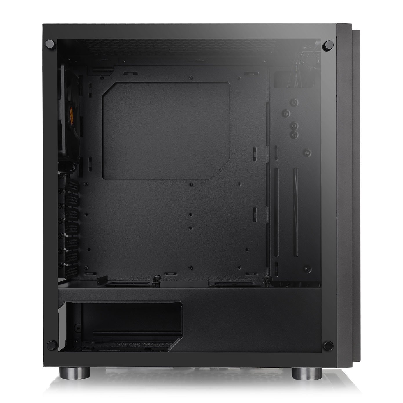 Thermaltake H100 Tempered Glass Mid Tower PC Case, 120mm Fan, USB 3.0 ...