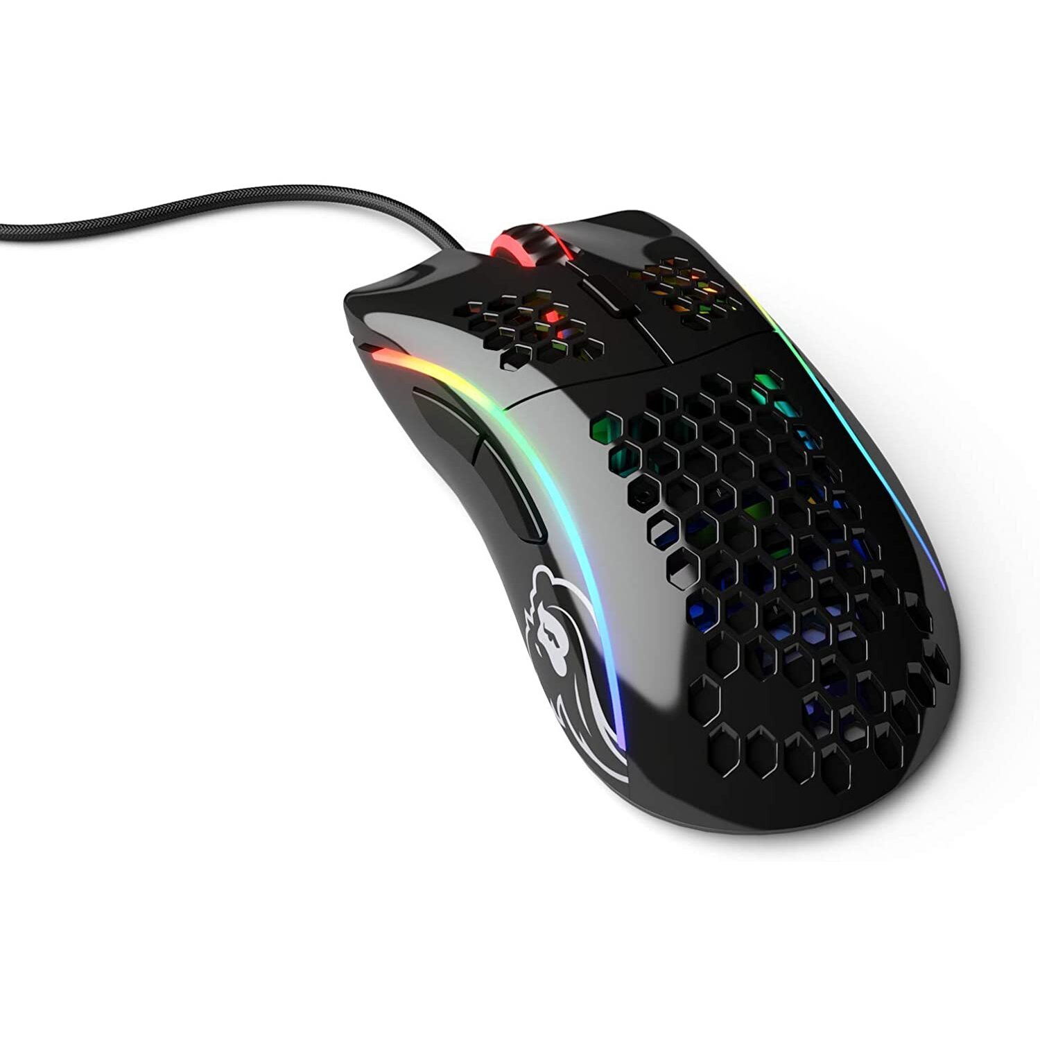 Glorious GD-GBLACK Model D USB RGB Gaming Mouse - Glossy Black ...
