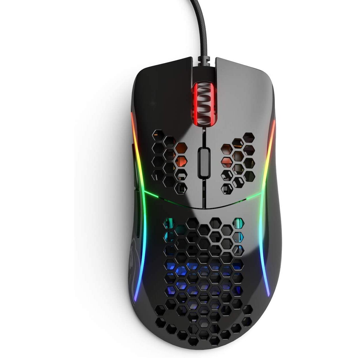 Glorious GD-GBLACK Model D USB RGB Gaming Mouse - Glossy Black ...
