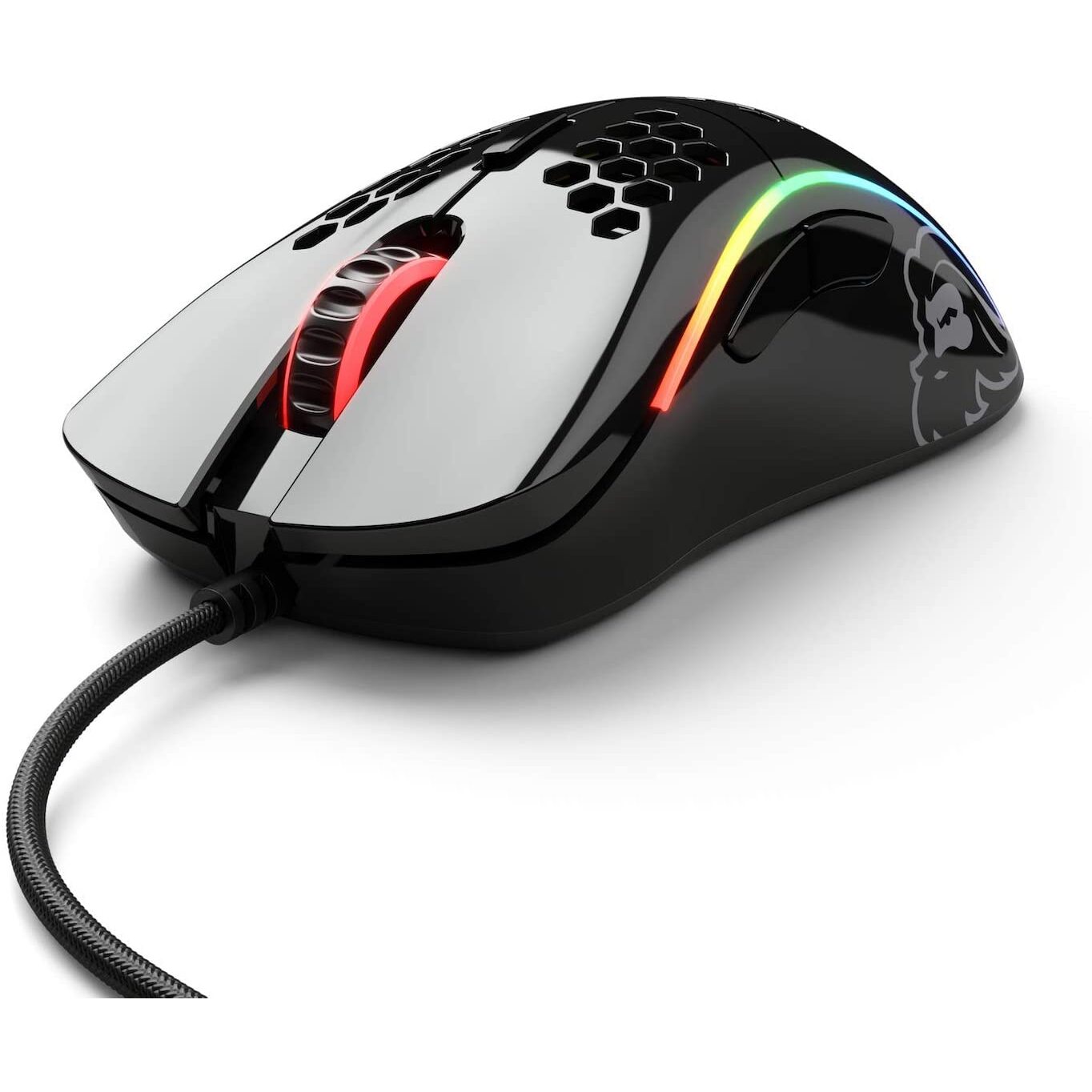 Glorious GD-GBLACK Model D USB RGB Gaming Mouse - Glossy Black | Falcon ...