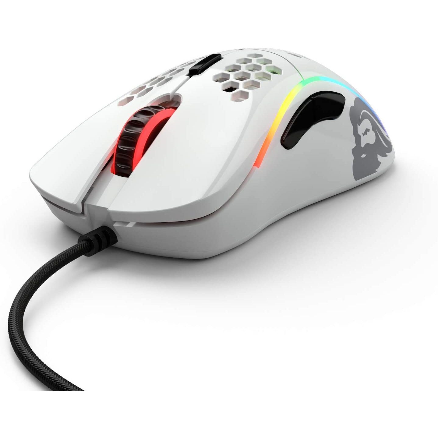 Glorious GD-WHITE Model D USB RGB Gaming Mouse - Matte White | Falcon ...