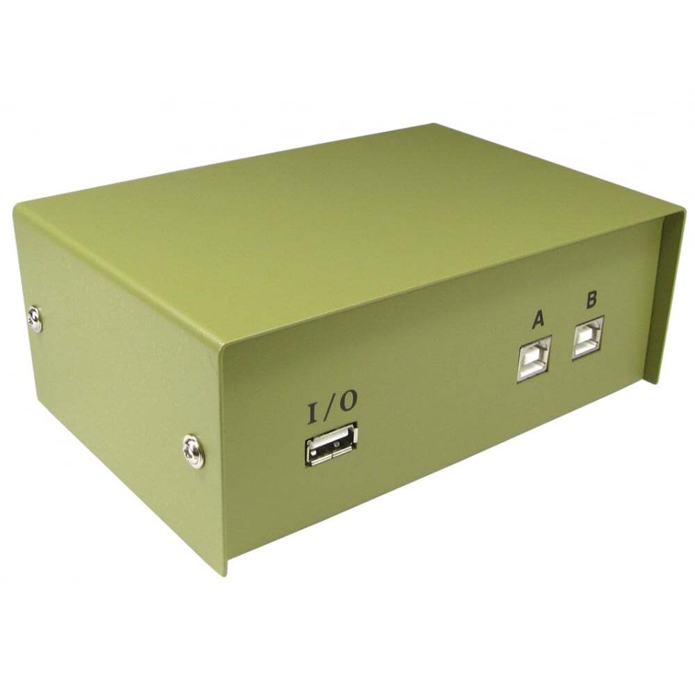 Generic USB Manual Switch Box - Metal | Falcon Computers