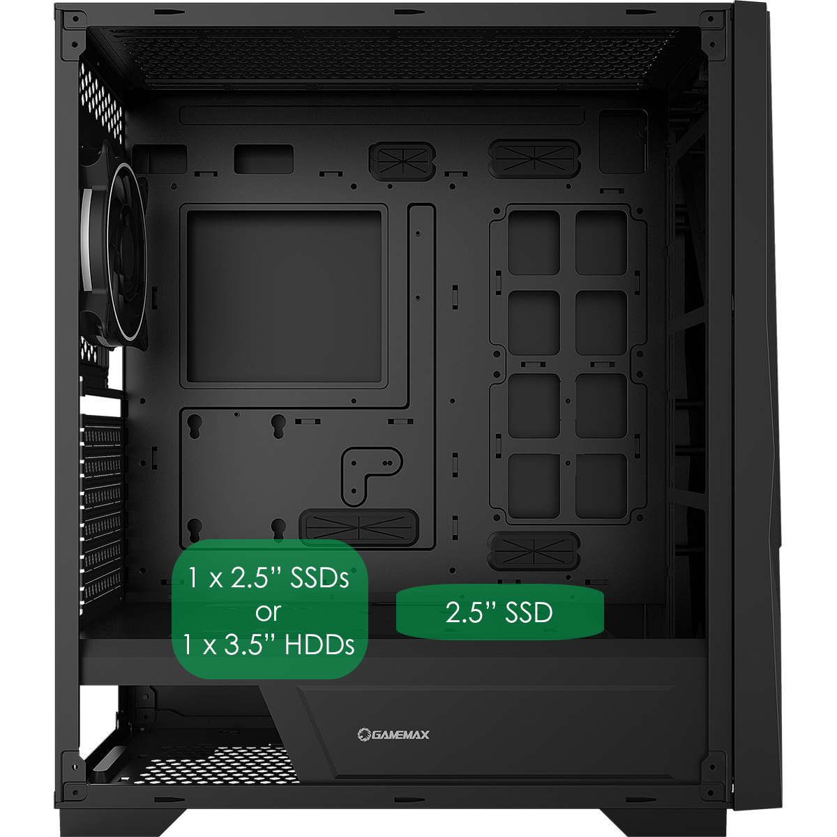 GameMax VENUS ARGB Mid-Tower Tempered Glass Gaming Case | Falcon Computers