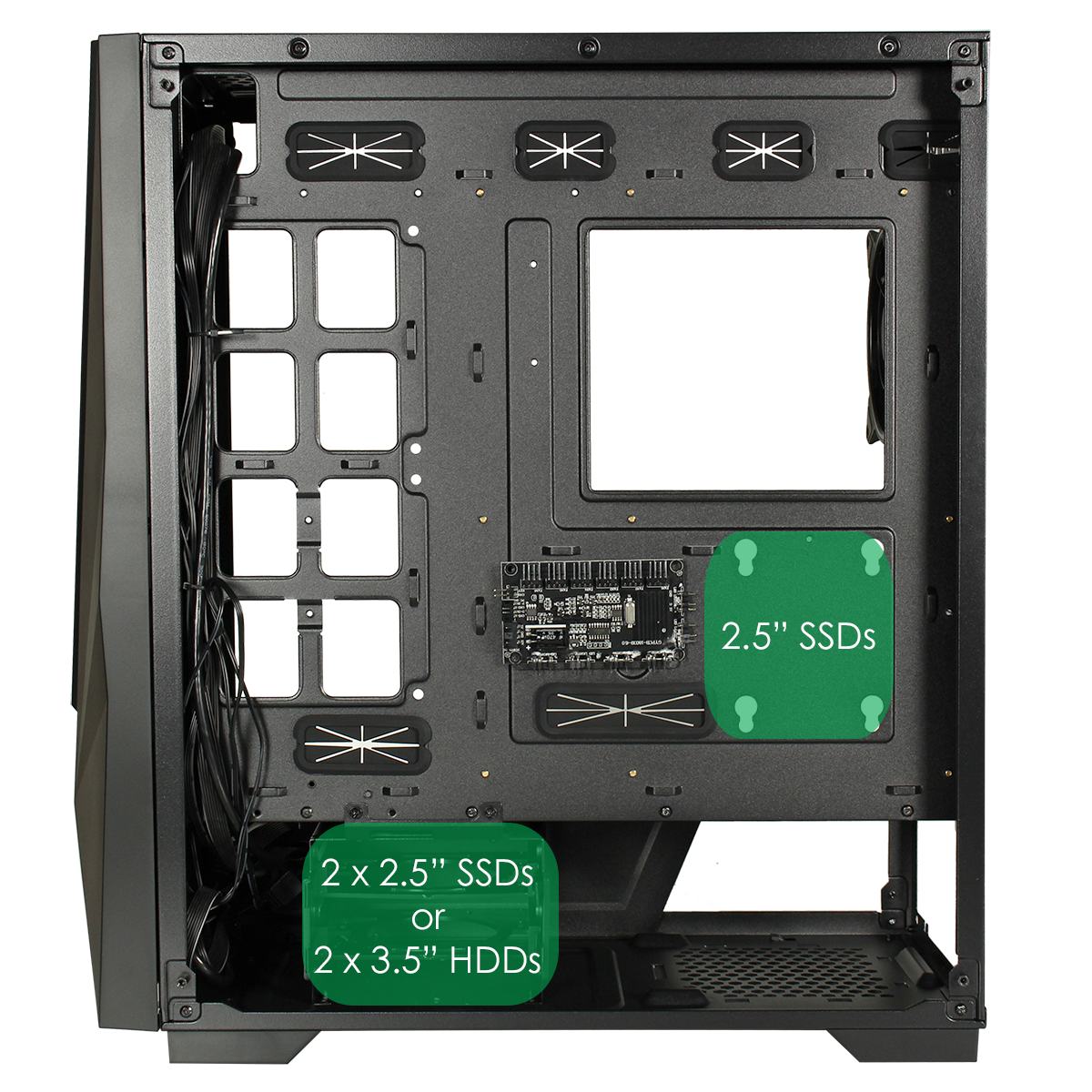 GameMax VENUS ARGB Mid-Tower Tempered Glass Gaming Case | Falcon Computers