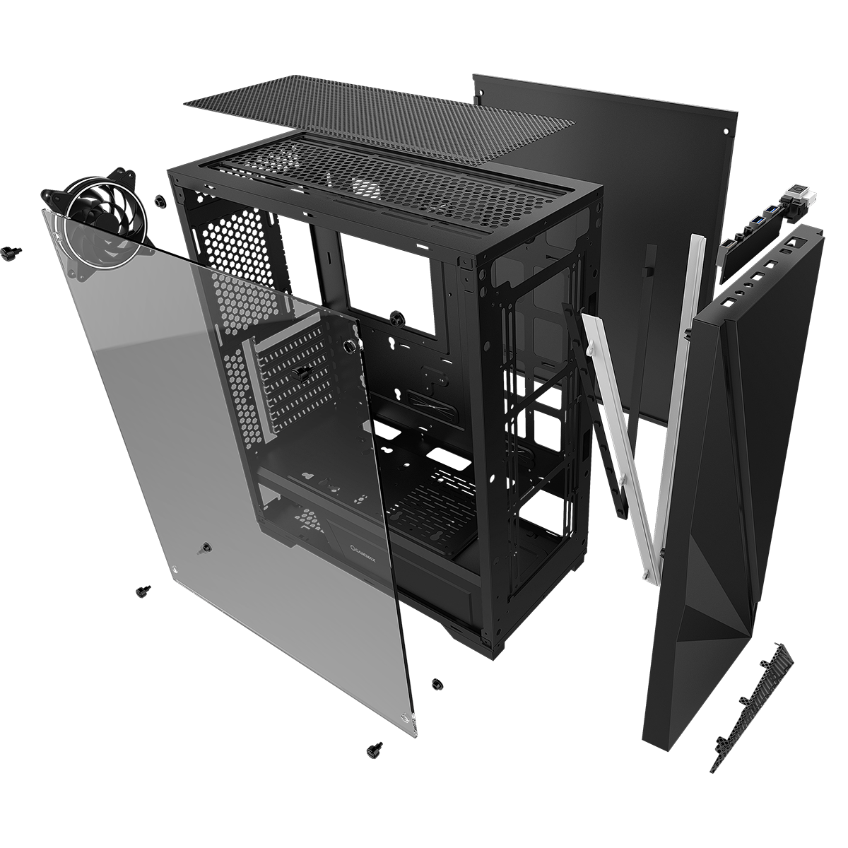 GameMax VENUS ARGB Mid-Tower Tempered Glass Gaming Case | Falcon Computers