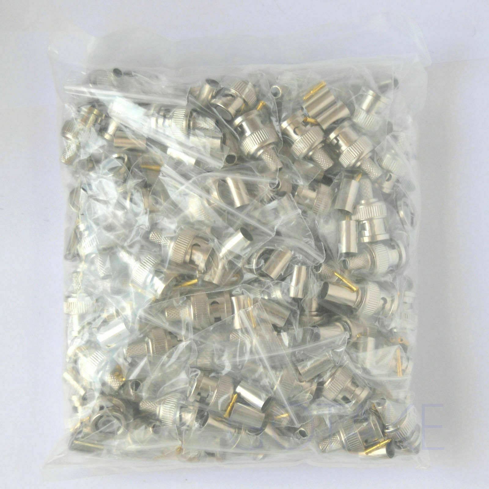 Generic BNC Crimp Male RG59 Connector 3 in 1 Coaxial Cable RG59 Plugs ...