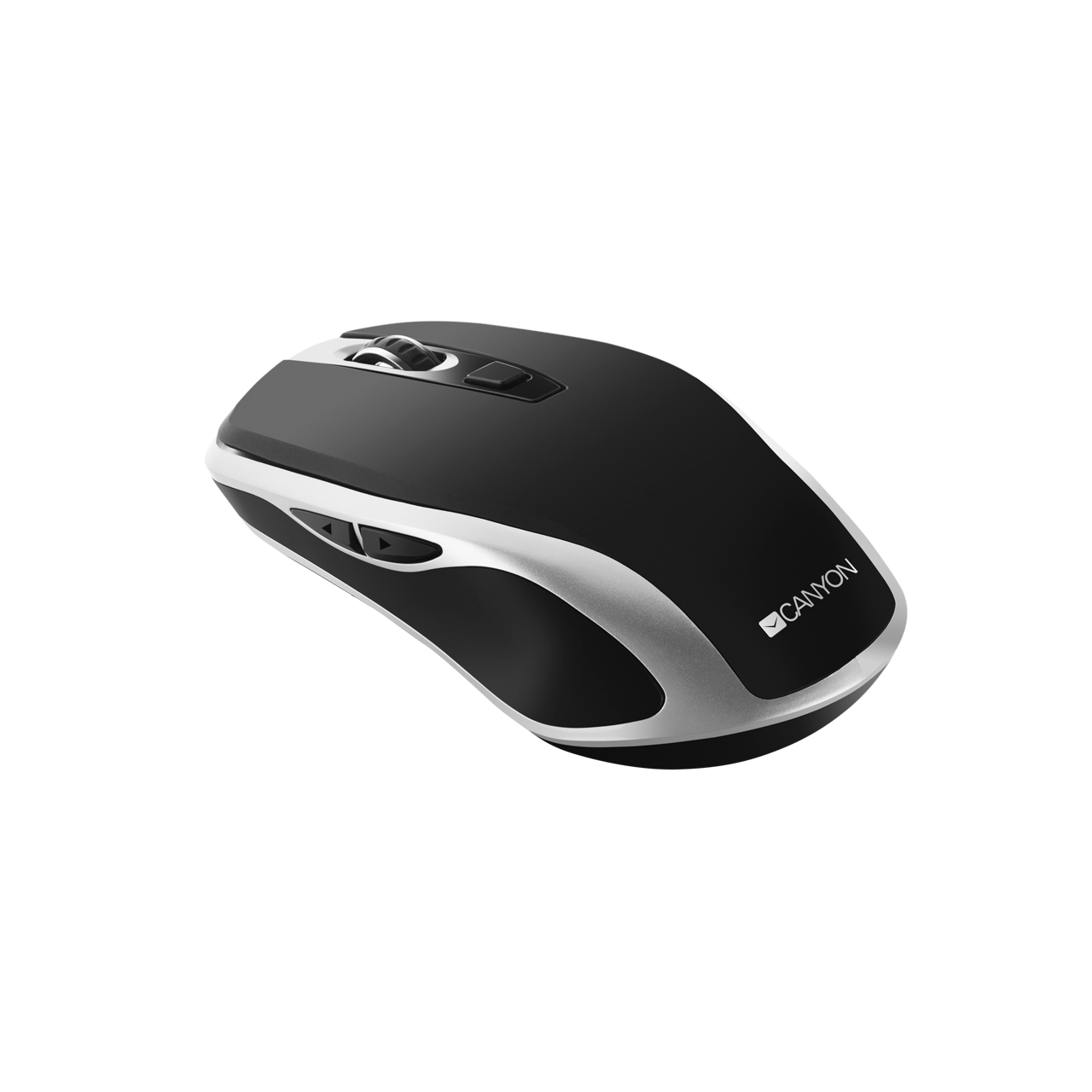 Canyon Wireless Rechargeable Optical Mouse MW19, Silver / Black ...
