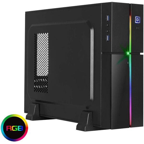 Aerocool Mini Micro ATX Compact Computer Case - Black | Falcon Computers
