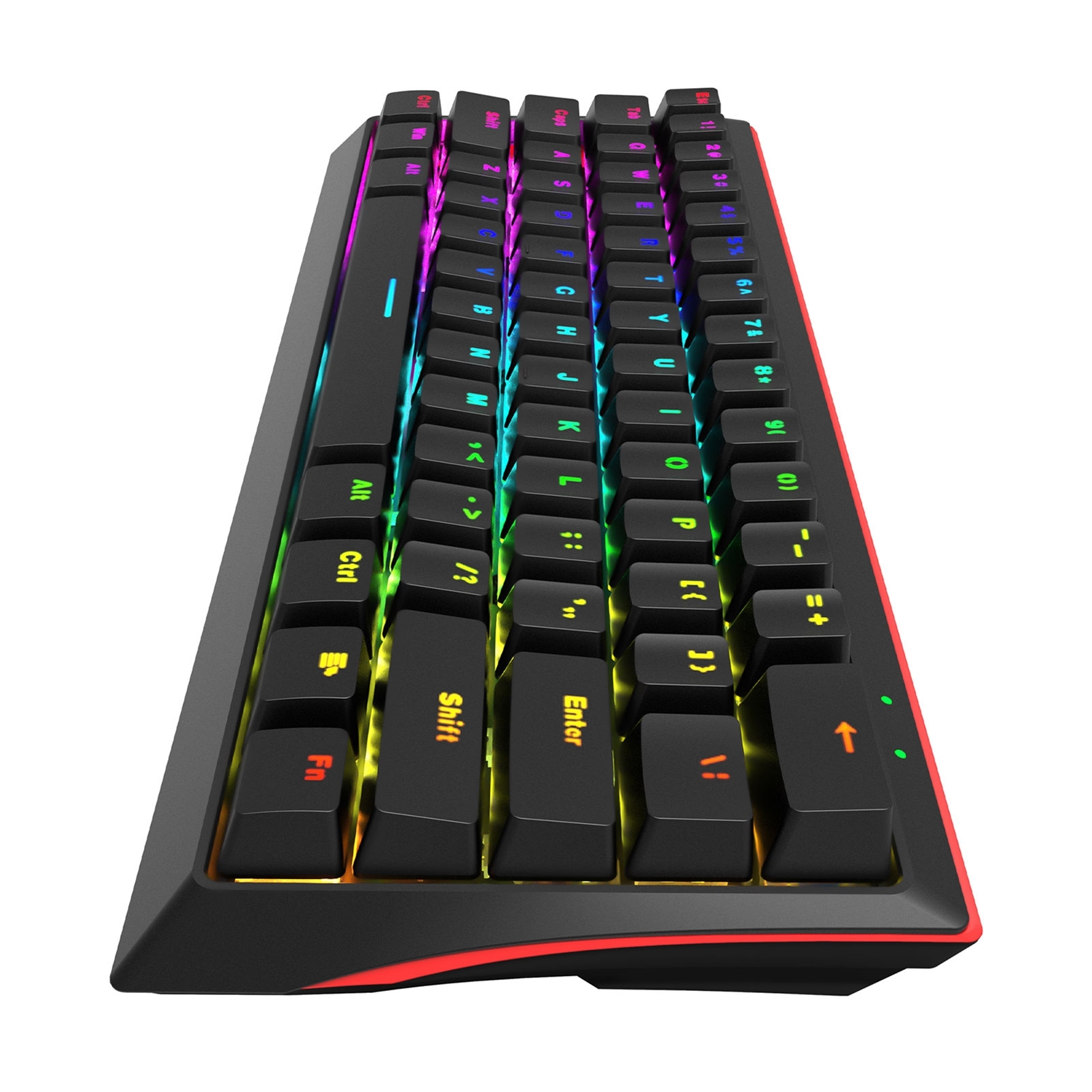 MARVO USB Mechanical gaming Keyboard, Red Mechanical Switches, 60% ...