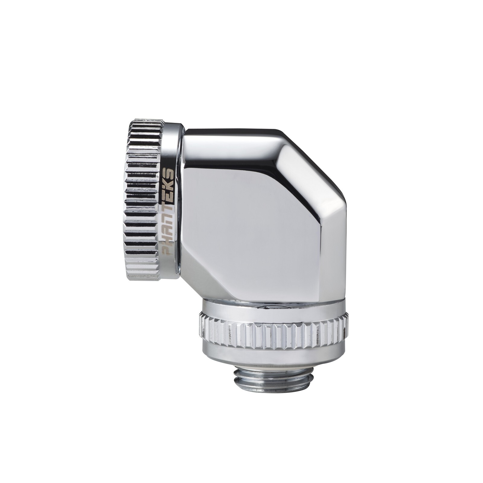 Phanteks 16Mm Hard Tube Rotary Fitting 90° G1/4 - Chrome | Falcon Computers