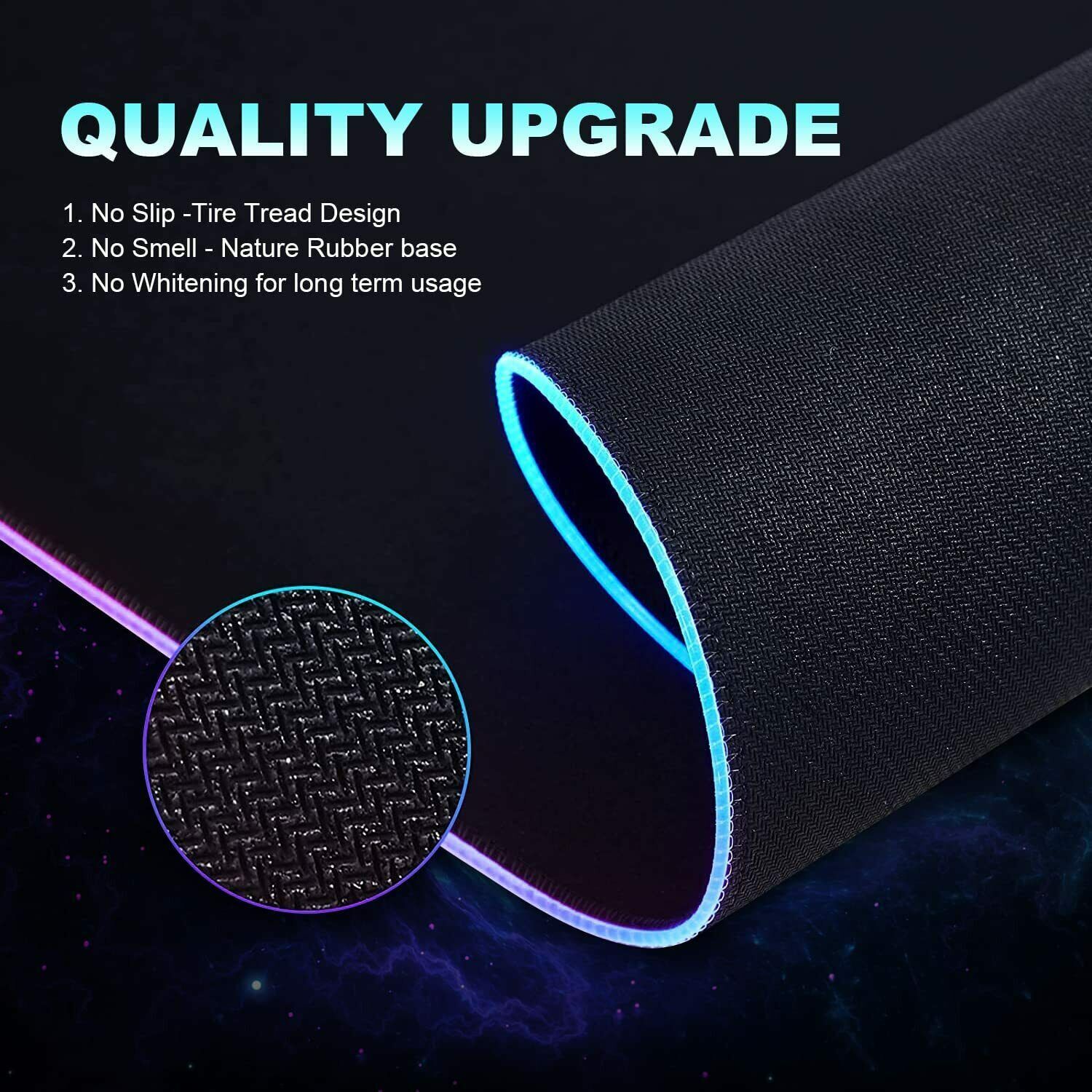 JEDEL RGB Gaming Mouse Pad, 800mm x 300mm x 4mm | Falcon Computers