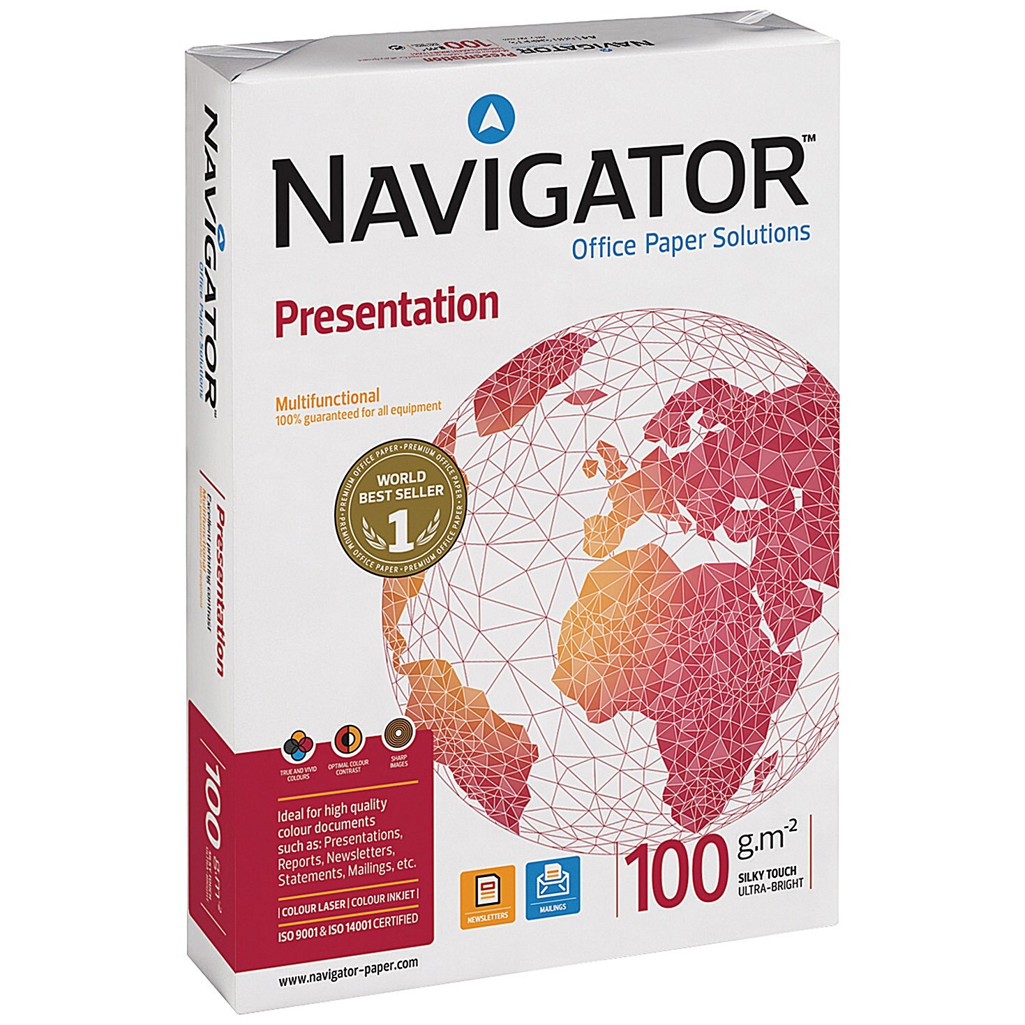 Navigator Navagator A4 Presentation Printer Paper 100gsm - 500 Sheets ...