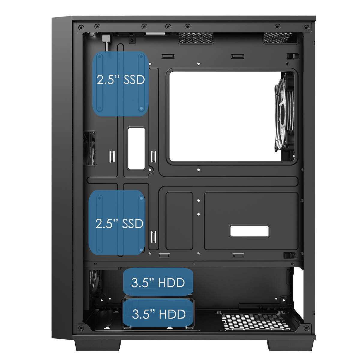 CIT BLADE Gaming Case 4x ARGB Fans TG Side Panel - Special Offer ...