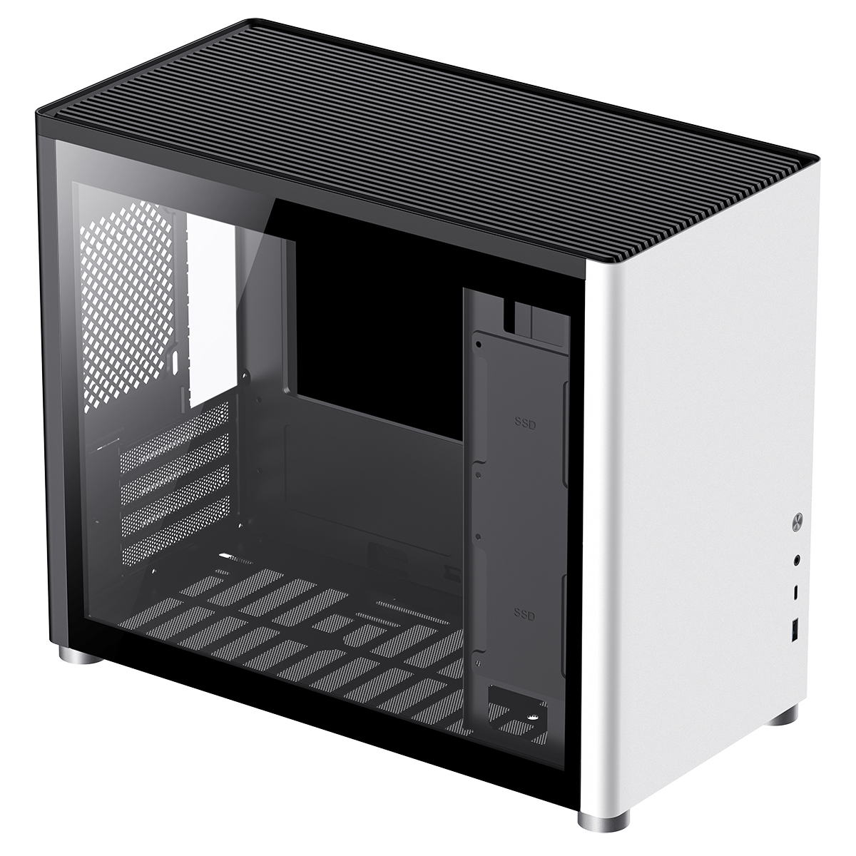 GameMax Spark White Gaming Cube MATX | Falcon Computers