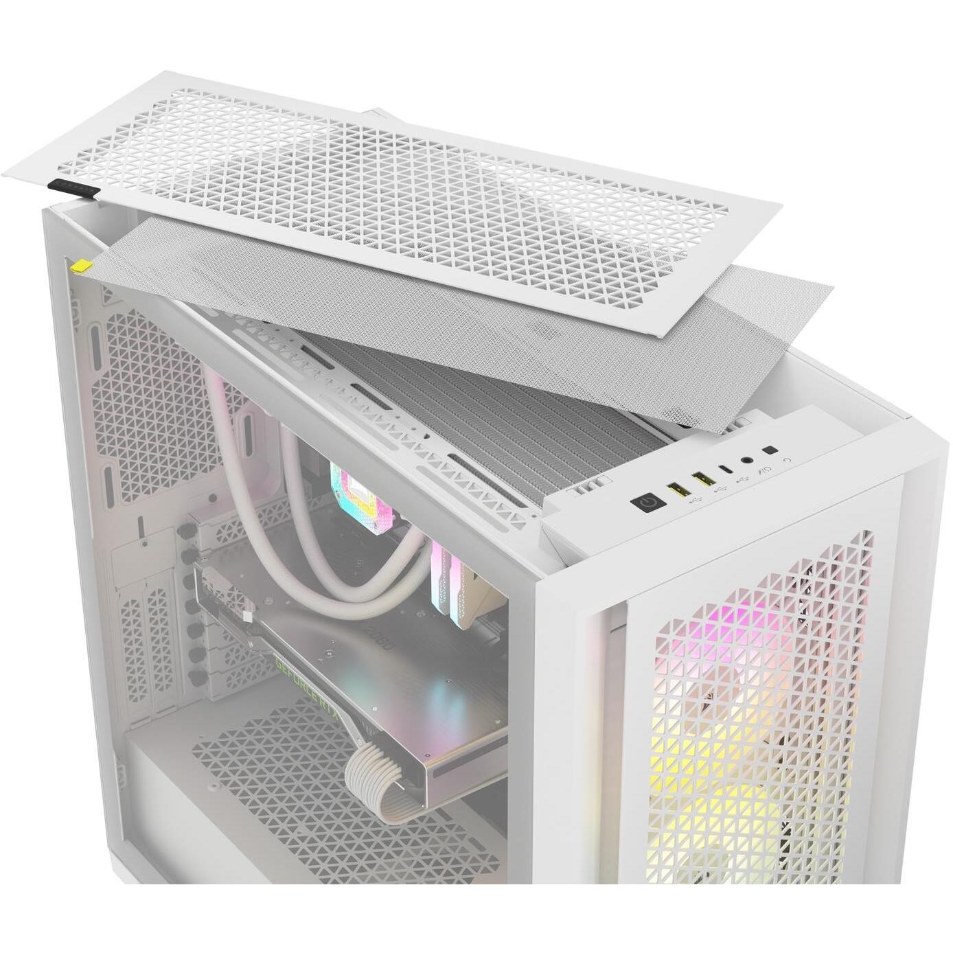 Corsair iCUE 5000D RGB Airflow (WHITE) Mid-Tower Case - SPECIAL OFFER ...