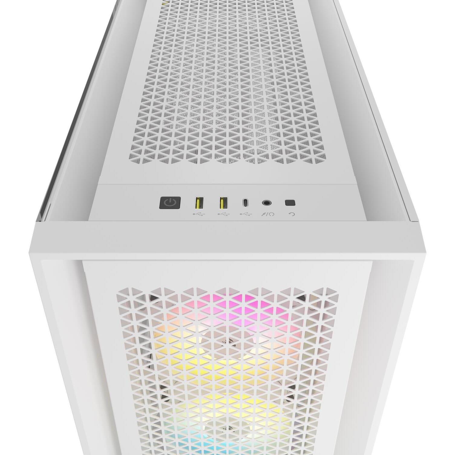 Corsair iCUE 5000D RGB Airflow (WHITE) Mid-Tower Case - SPECIAL OFFER ...