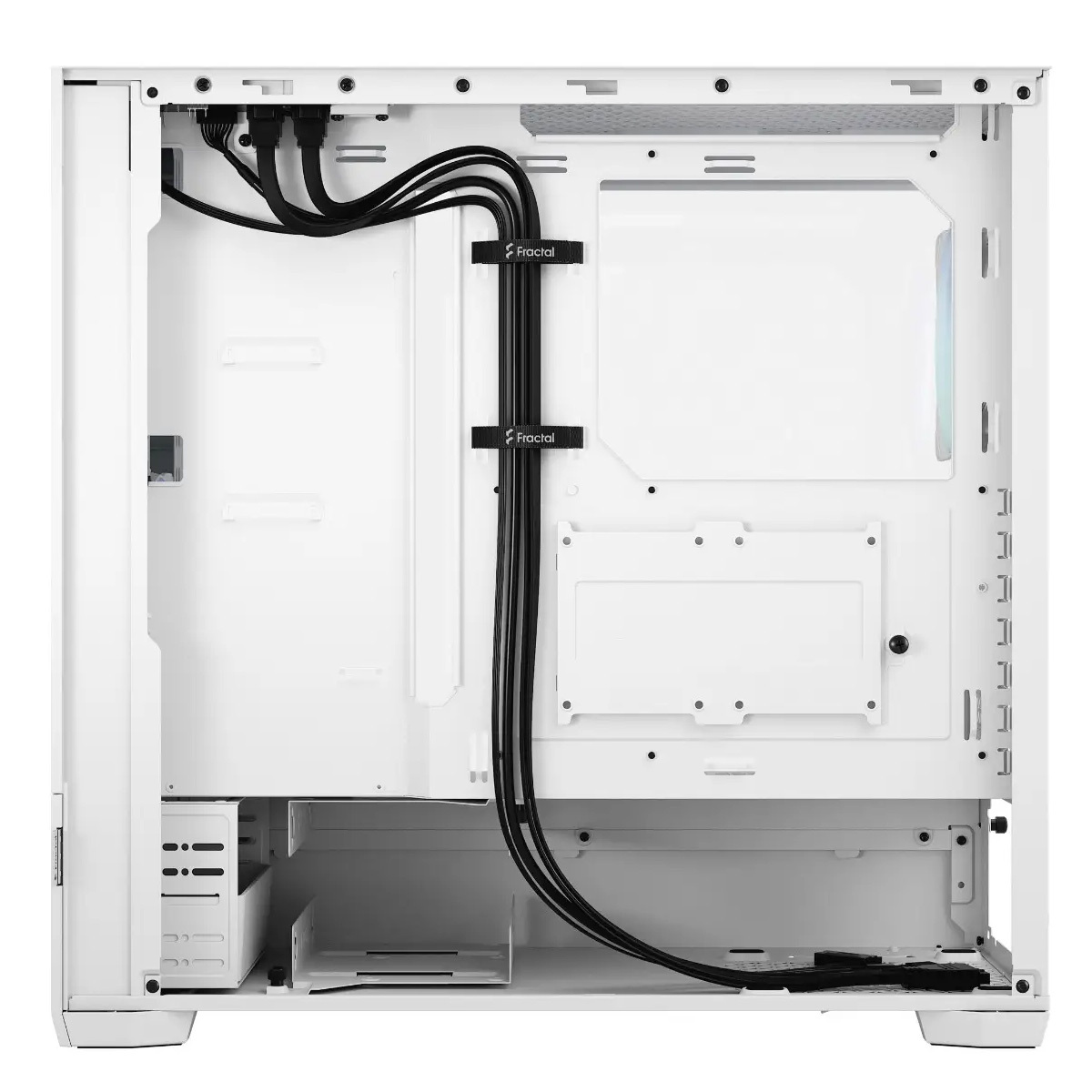 Fractal Designs Pop Air RGB White Core Mid Tower Tempered Glass PC Case ...