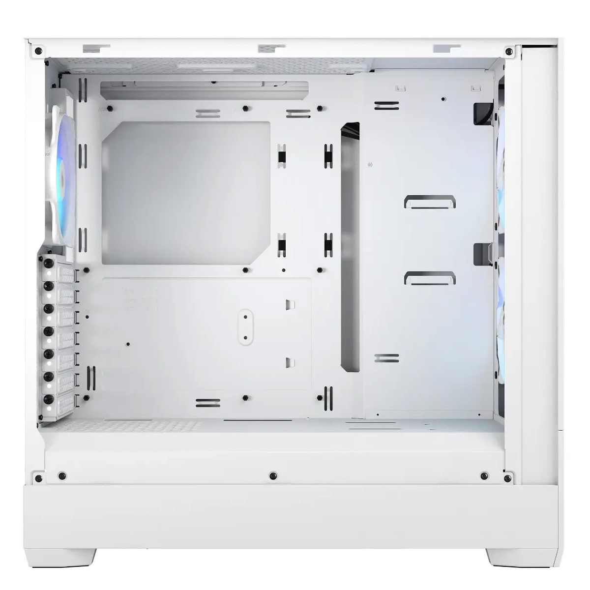Fractal Designs Pop Air RGB White Core Mid Tower Tempered Glass PC Case ...