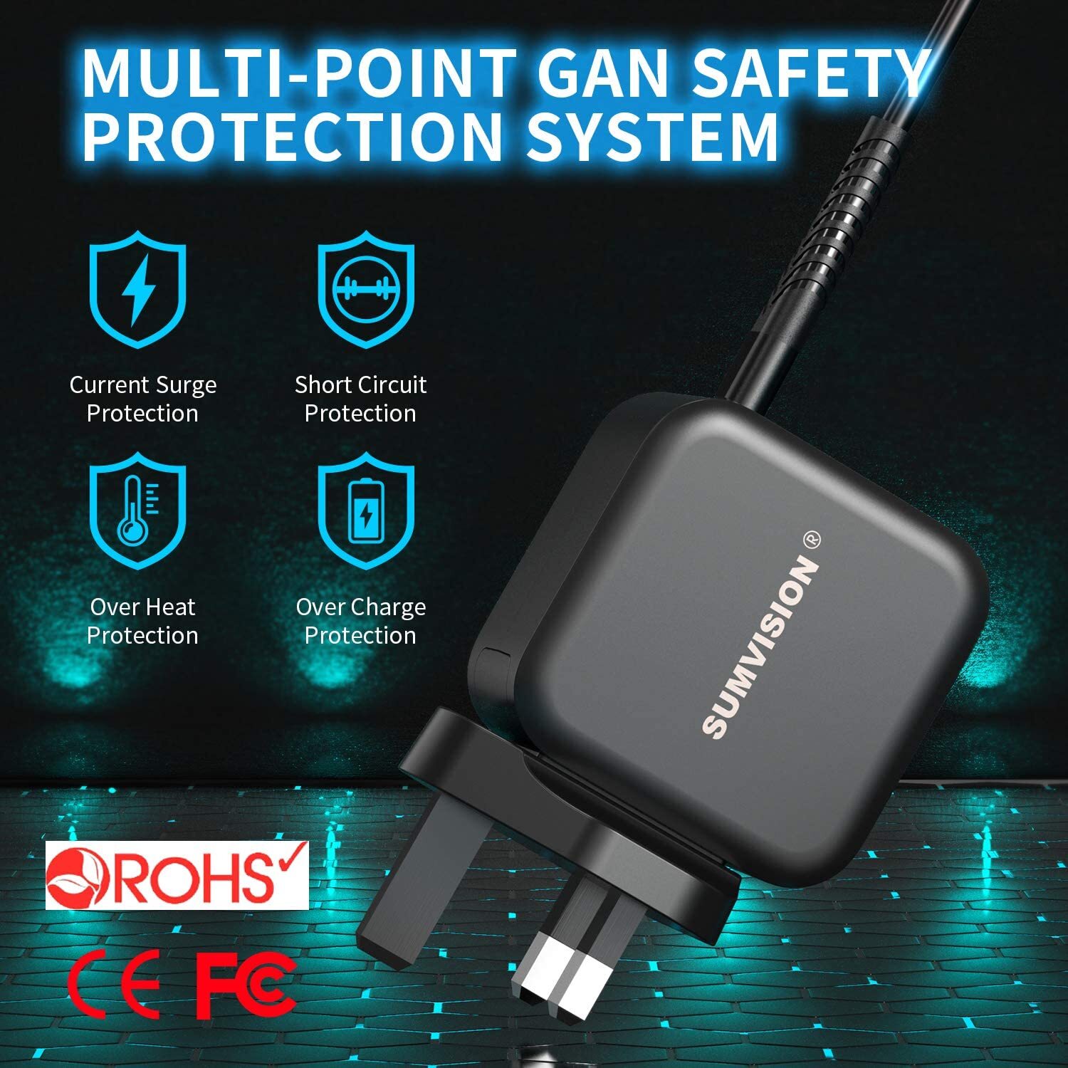 Sumvision USB TYPE C 87W Notebook Charger (compatible with 87W UBC-C ...