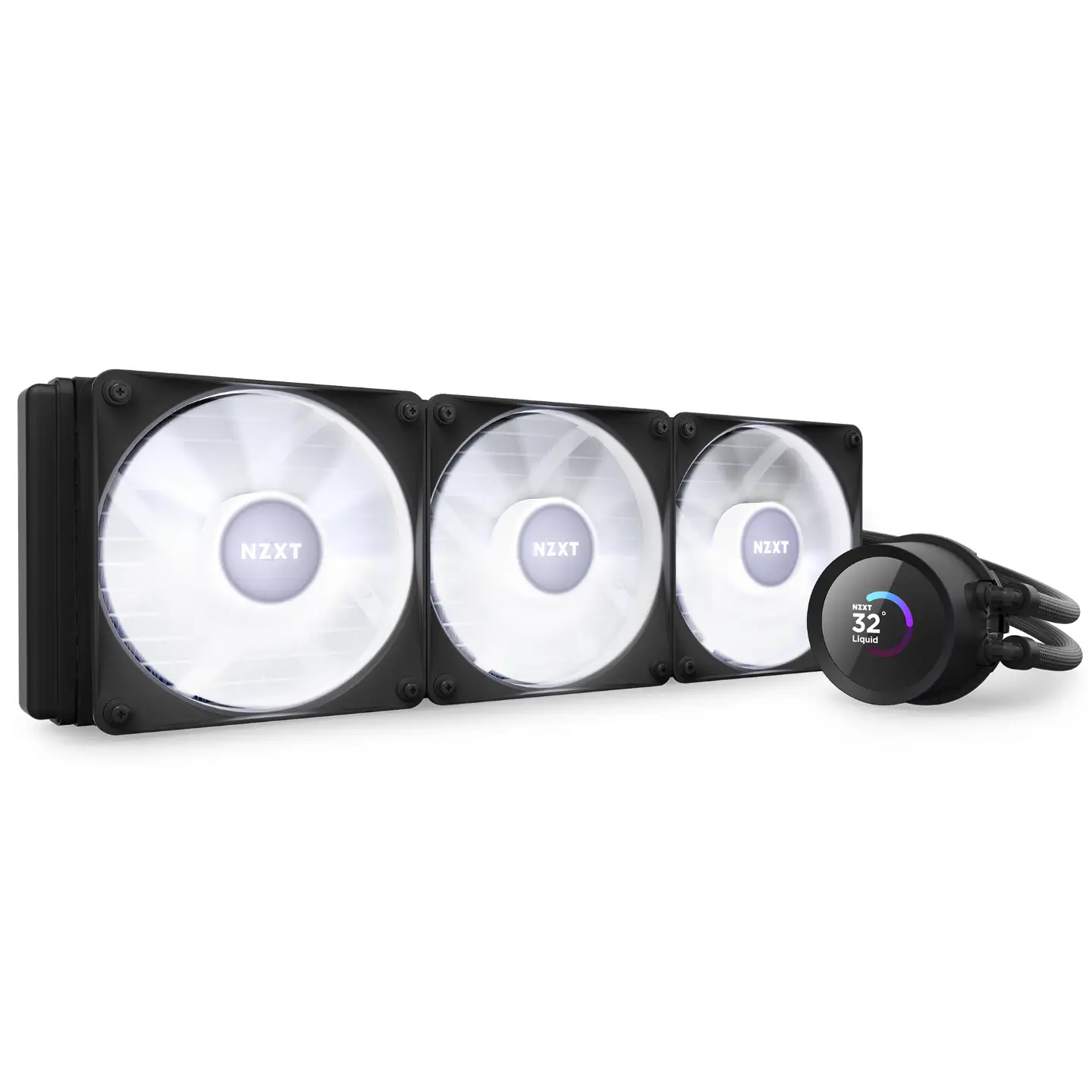 NZXT Kraken 360 Black RGB Fans AIO Cooler | Falcon Computers