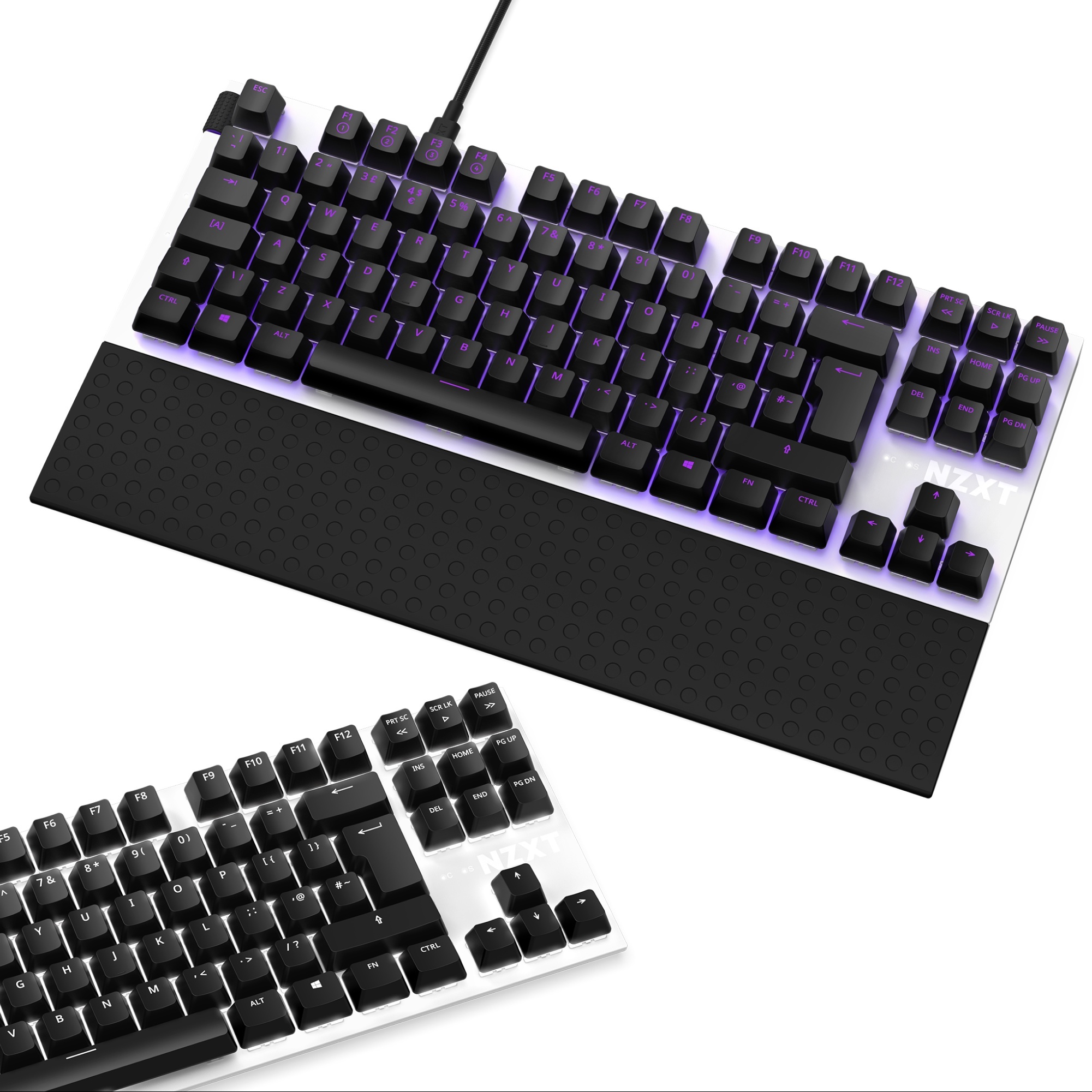 NZXT NZXT Function TKL White Mechanical Keyboard - SPECIAL OFFER | Falcon Computers