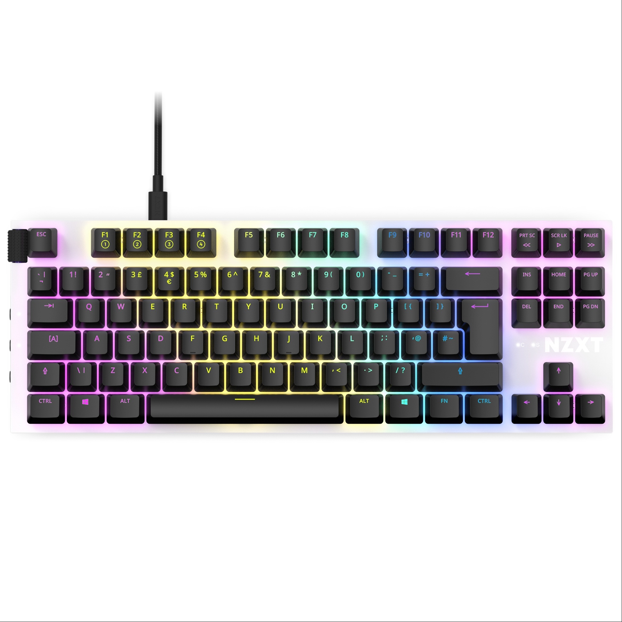 NZXT NZXT Function TKL White Mechanical Keyboard - SPECIAL OFFER ...