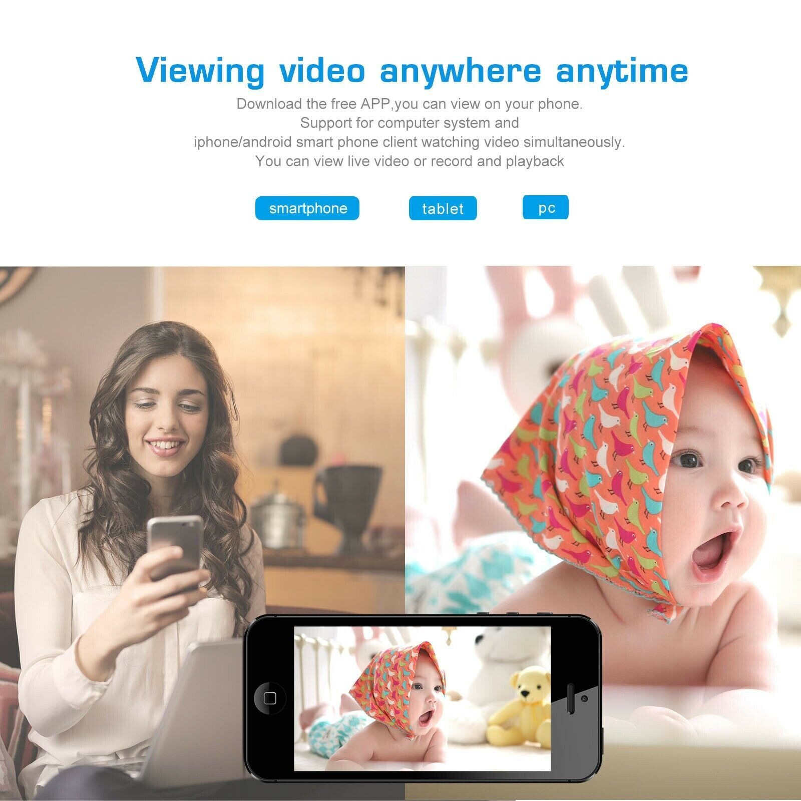 Anspo 5MP Smart CCTV Camera System 4 CHANNEL DVR Recorder HD / 4K HDMI ...