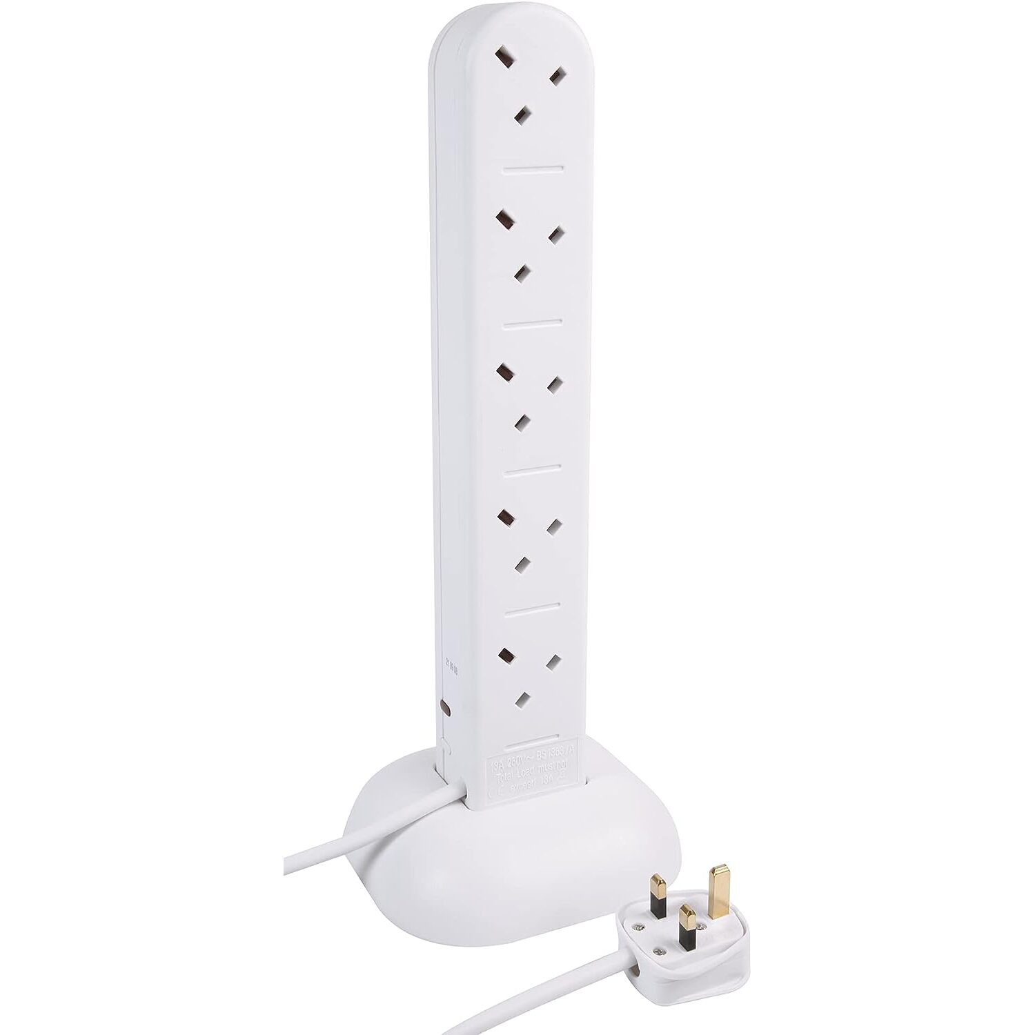 PRO-ELEC ProElec 10 Gang 2mtr Cable Extension (Tower) | Falcon Computers