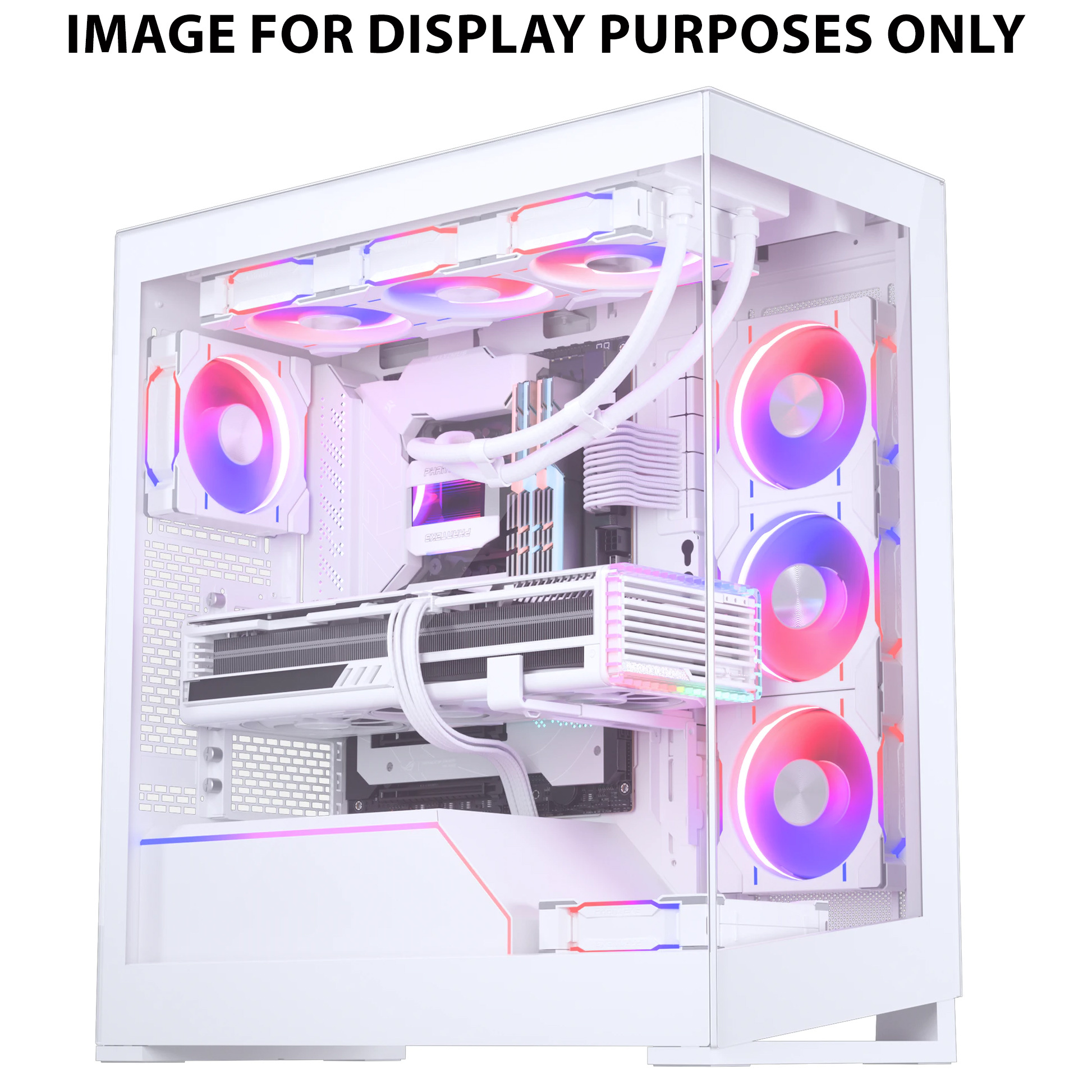 Phanteks NV5 Mid-Tower Showcase PC Case – White, Tempered Glass ...